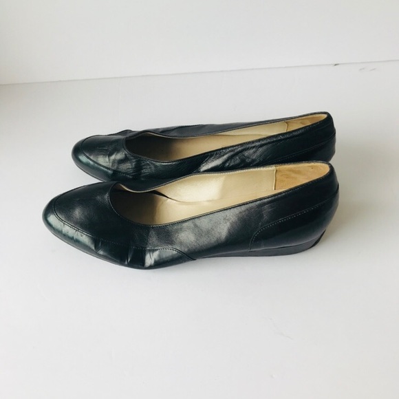Bally | Shoes | Bally Black Leather Shoes Size 85m | Poshmark